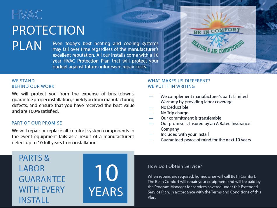 Extended Service Warranty - Home HVAC Protection Plan
